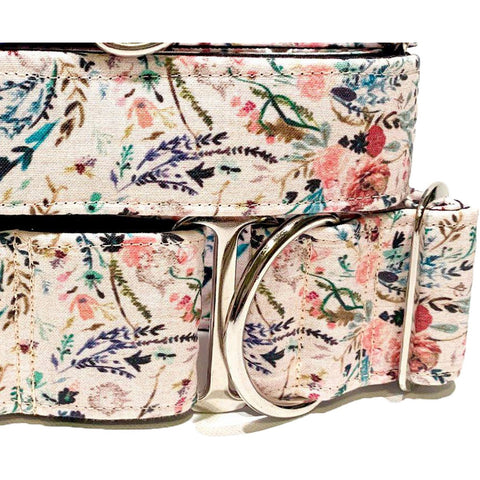 BigPawShop.ca | Fable Floral (Pink) Dog Collar - Comfortable Fit